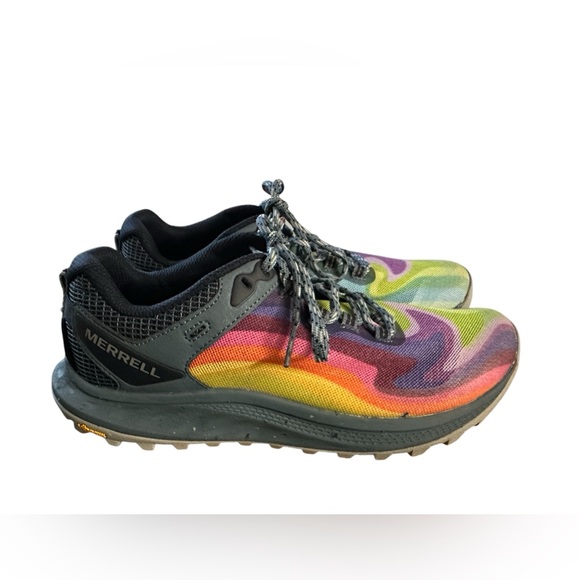 Merrell | Shoes | Euc Merrell Womens Antora 3 Rainbow Hiking And Trail ...